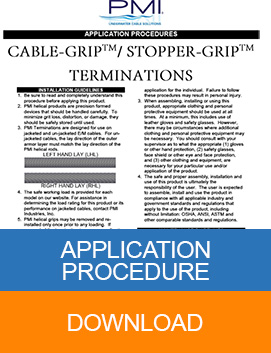 Cable-Grip / Stopper-Grip Terminations - PMI Industries